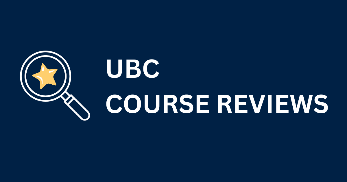 UBC Course Reviews